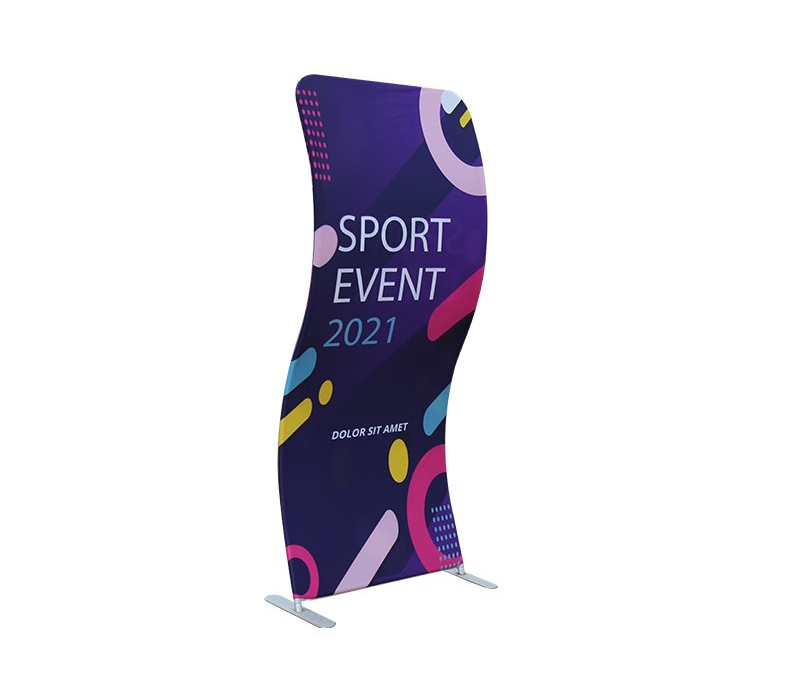 S Shaped Banner Stand - Outlet Tags Canopies Ottawa